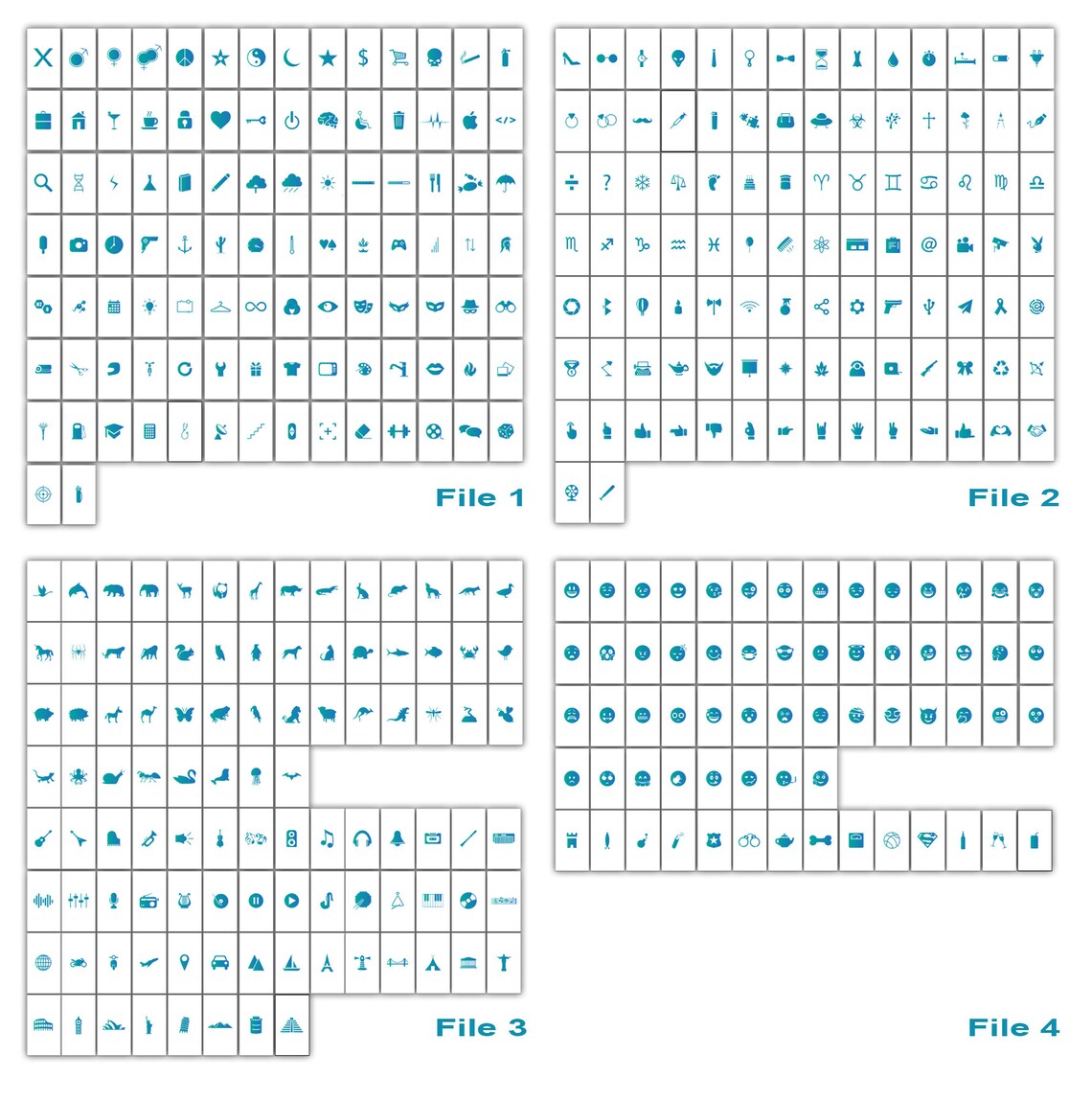 364 Minimal Vector Modern Gradient Icons INSTANT DOWNLOAD Png, Pdf - Etsy