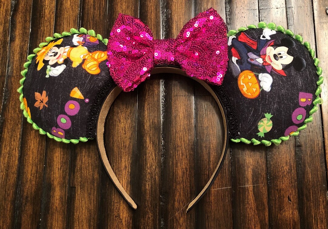Mickey Boo Ears With Bow - Etsy