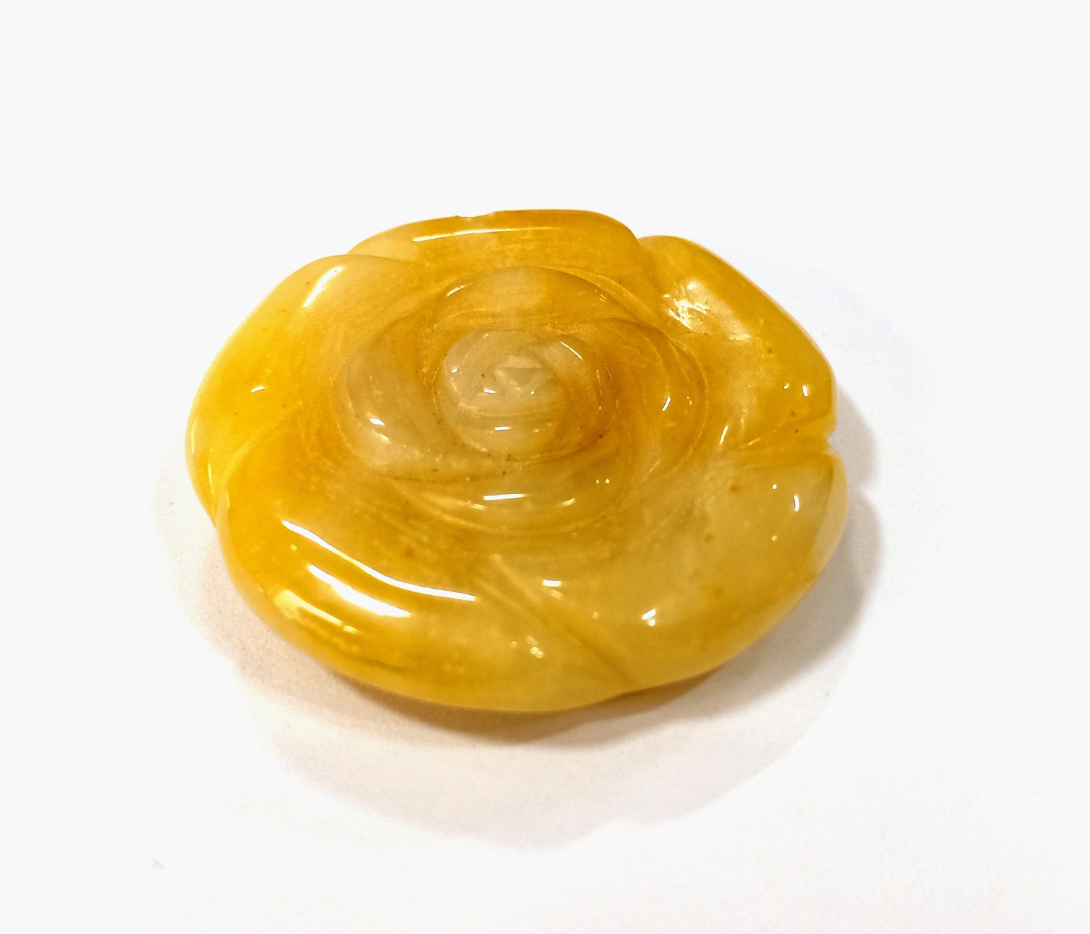 Natural Pitch Quotes Flower Carved Stone, Pitch Quotes Gemstone Carving ...