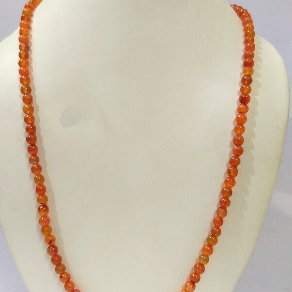 Round Bead Necklace - Etsy