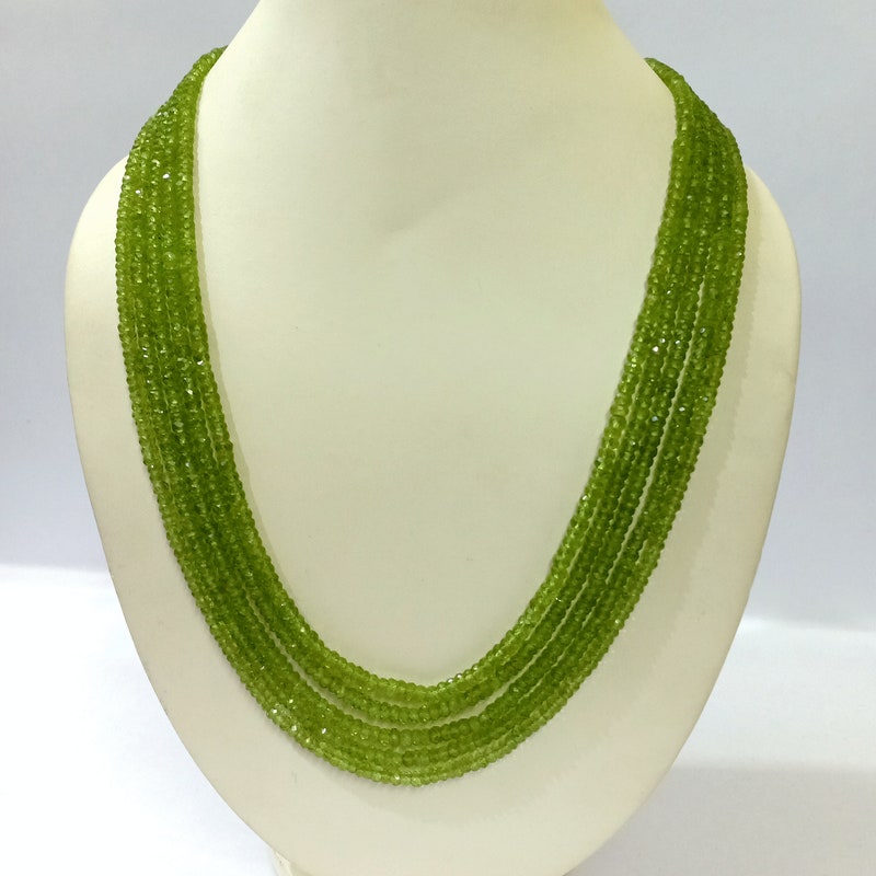 Peridot Necklace - Etsy