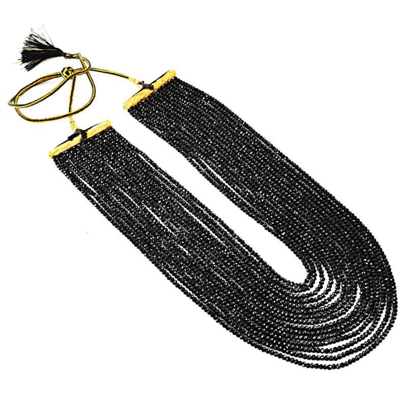 Black Spinel Necklace Spinel Beaded Jewelry Black Spinel - Etsy