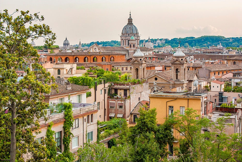 Paysage urbain de Rome Italie Photo de voyage Photo couleur Photo ...