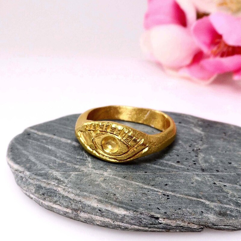 Evil Eye Ring - Etsy
