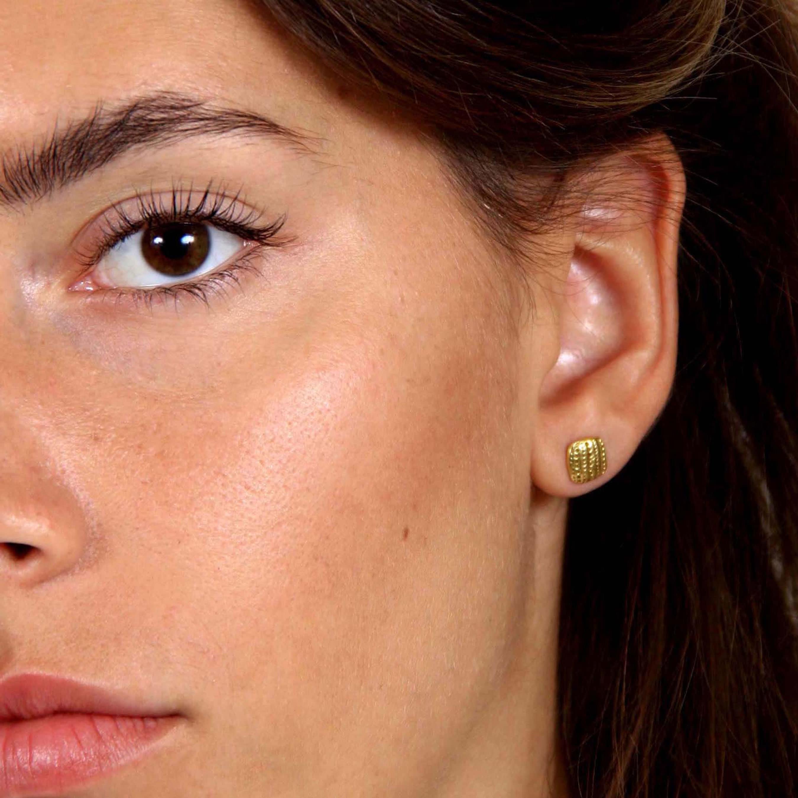 Boho Earring Studs Gold Stud Earrings Bohemian Small Earring | Etsy