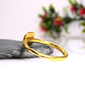 Dainty Gold Ring Minimalist Stacking Ring Stackable Ring Minimal Simple ...