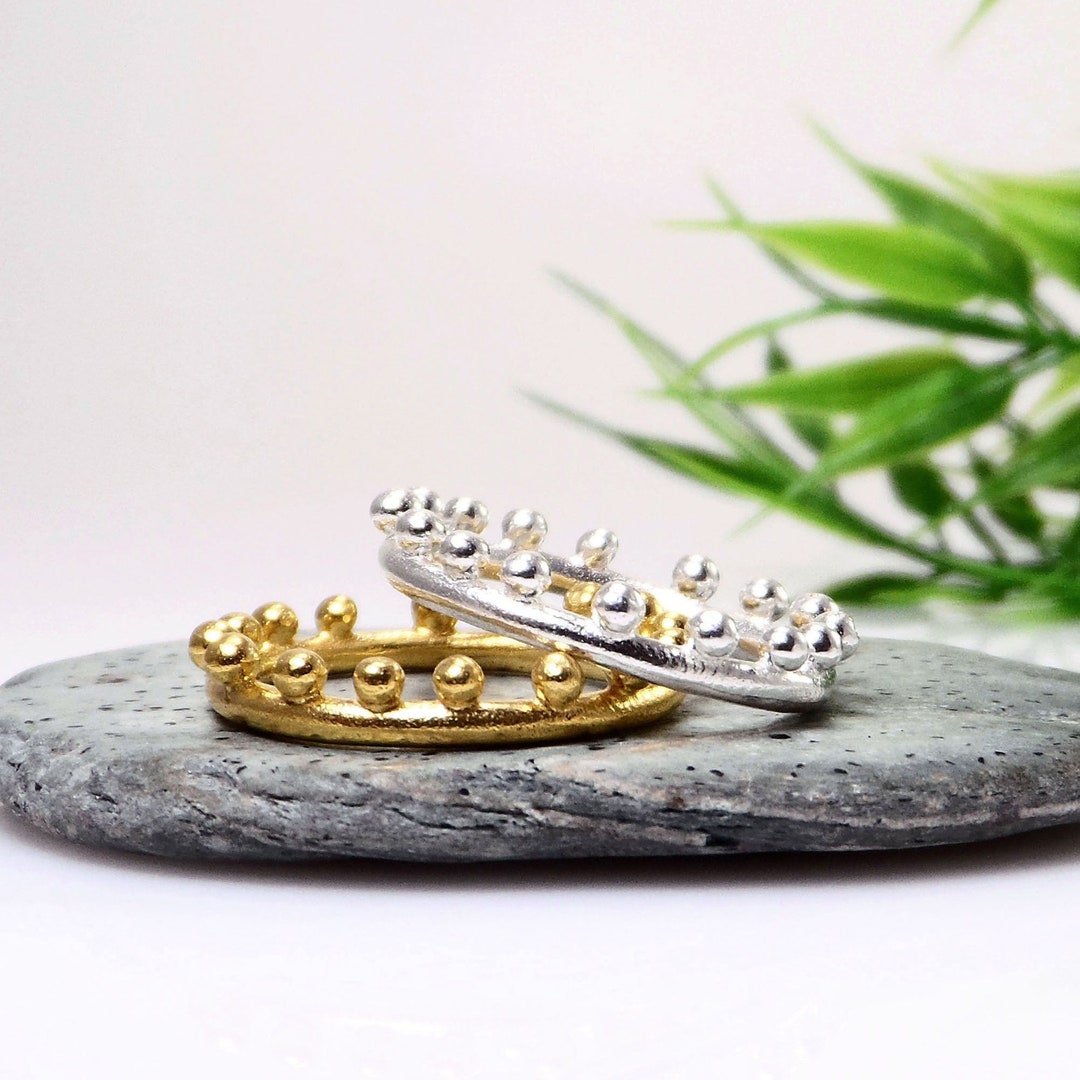 Sterling Silver Crown Ring Simple Crown Ring Princess Ring - Etsy