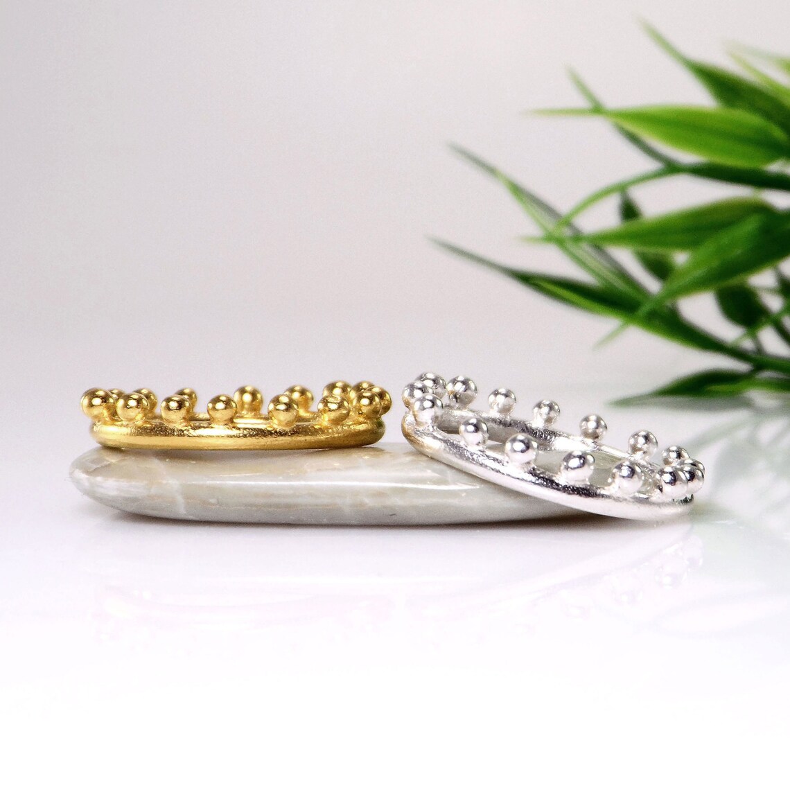 Sterling silver crown ring Simple crown ring Princess ring | Etsy