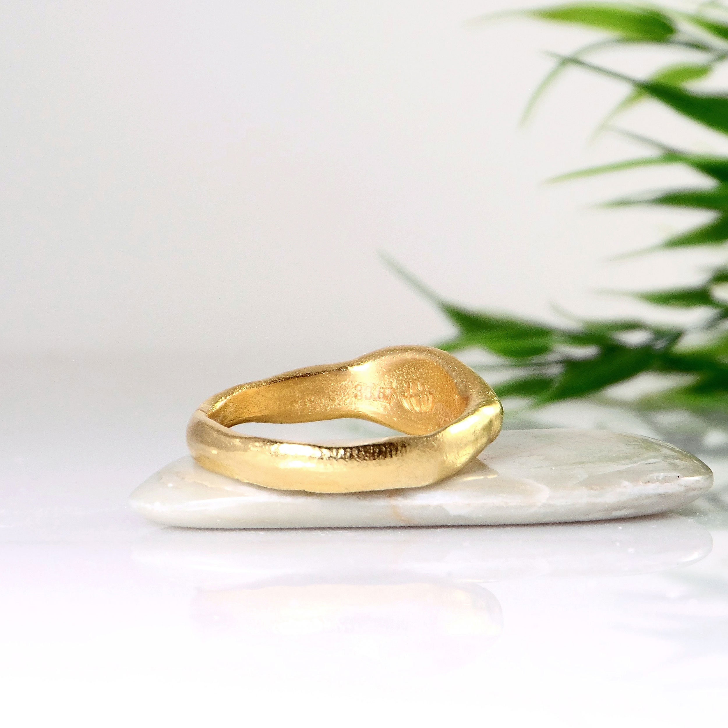 Gold Sun Signet Ring Pinky Sun Ring Ancient Signet Ring Sun - Etsy
