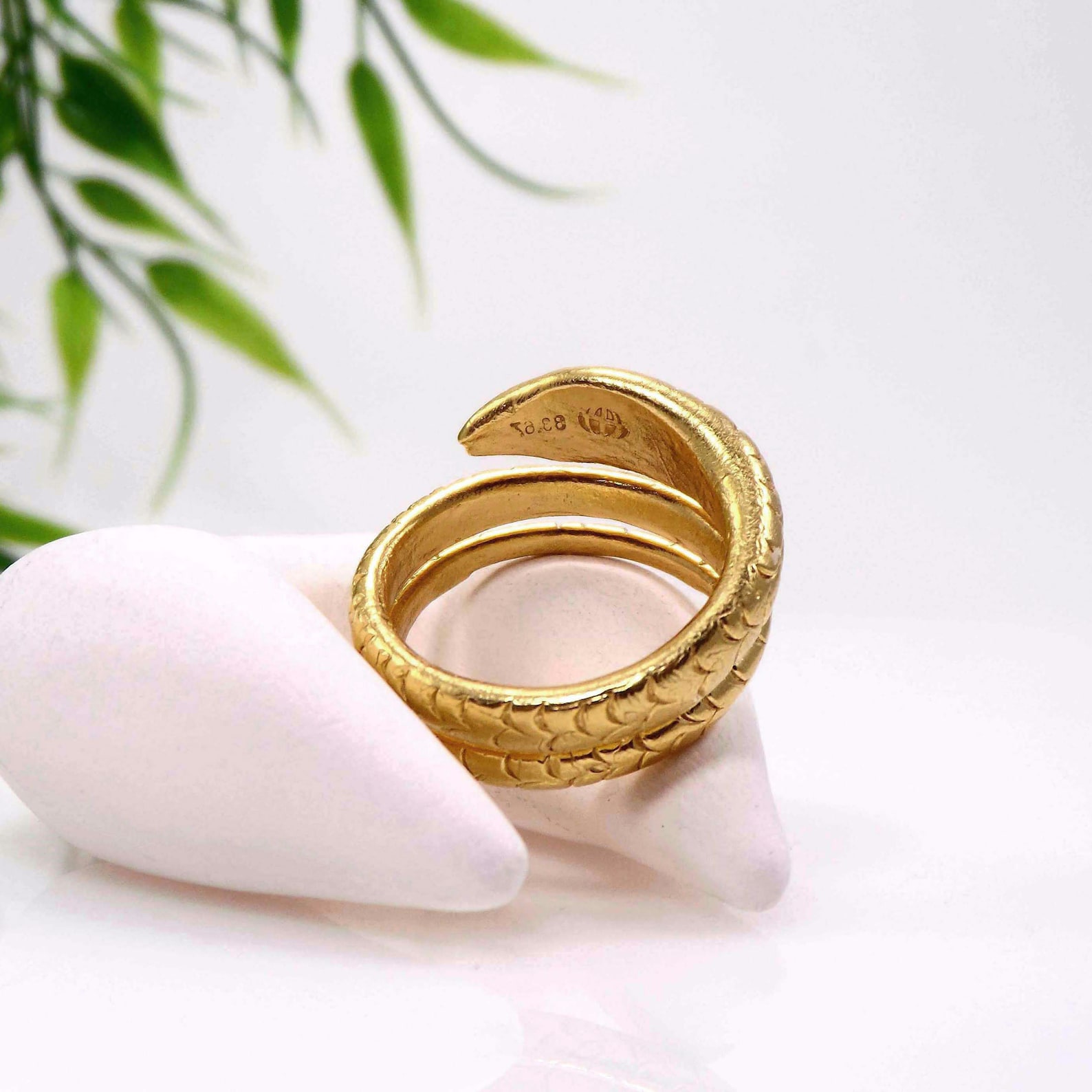 Gold Snake Ring for Women Vintage Snake Ring Gold Serpent Ring | Etsy