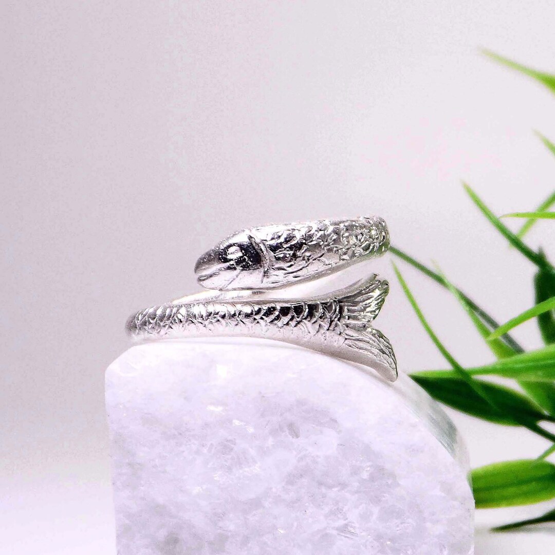 Sterling Silver Fish Ring for Women Gold Fish Ring Vintage Fish Ring ...