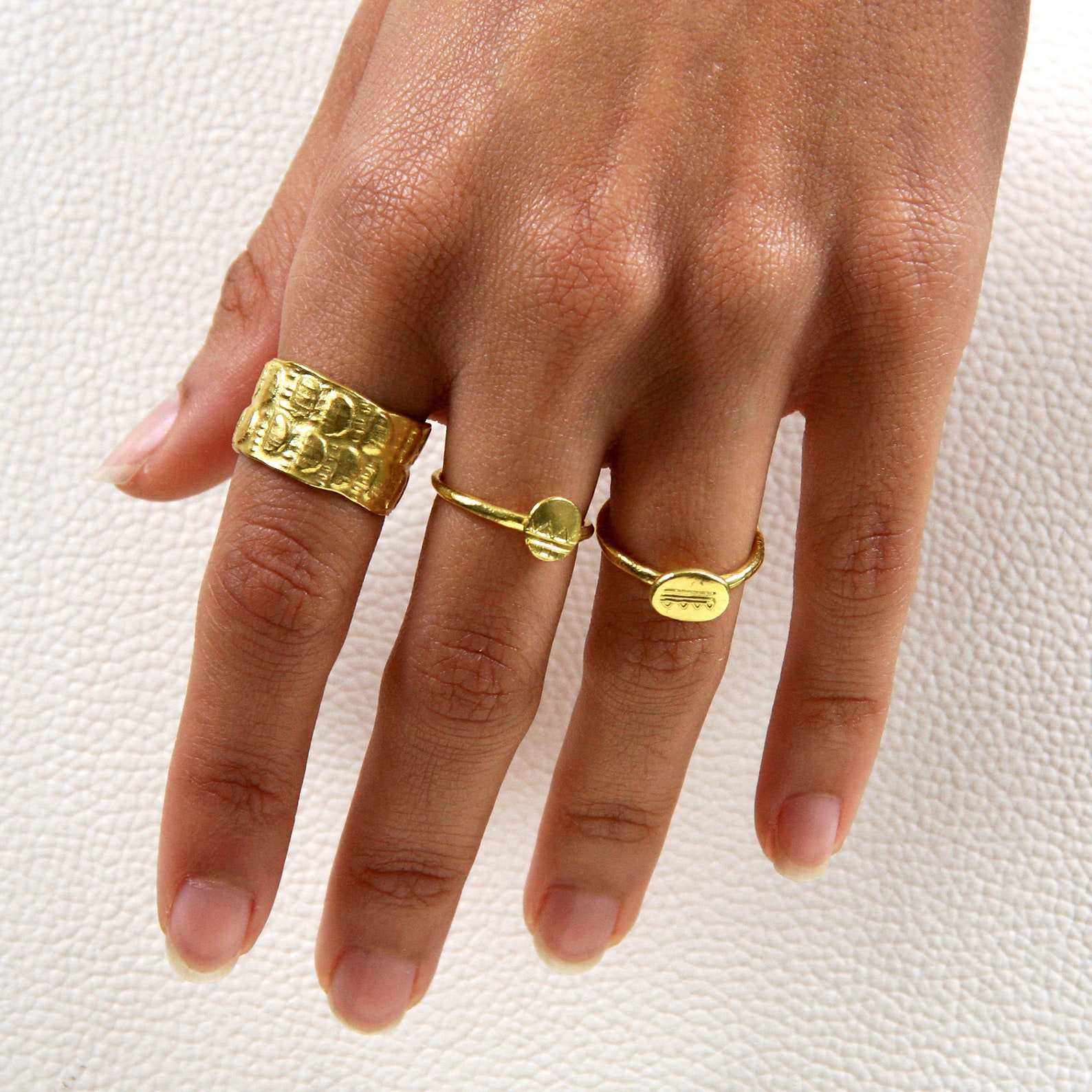 Dainty Gold Crown Ring Tiny Stacking Ring Delicate Ring | Etsy