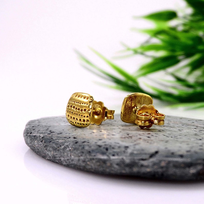 Boho Earring Studs Gold Stud Earrings Bohemian Small Earring | Etsy