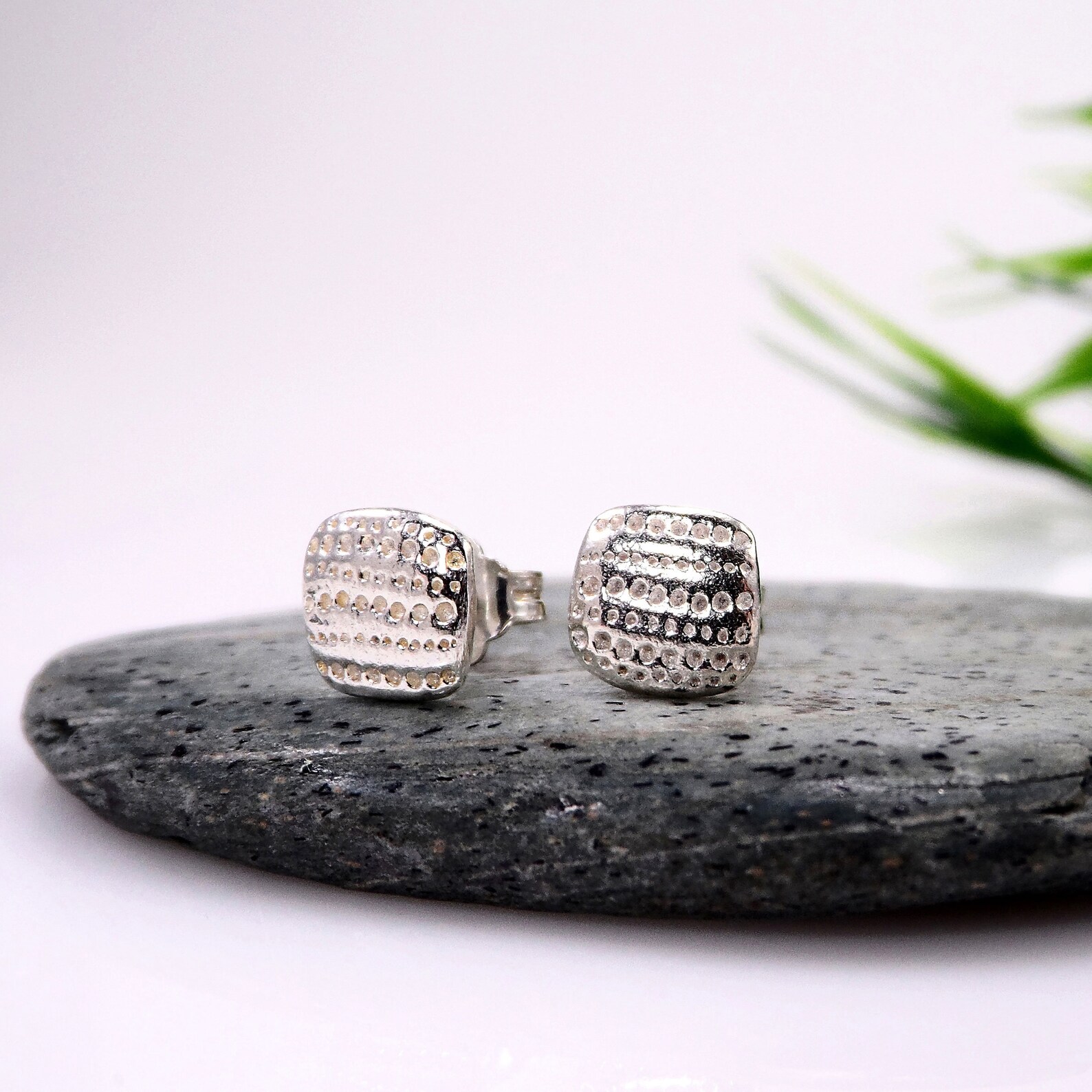 Boho Earring Studs Silver Stud Earrings Bohemian Small Earring Studs ...
