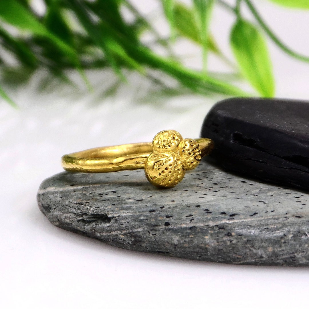 Delicate Stacking Ring Dainty Boho Gold Ring Gold Stack Ring Gold Layer ...