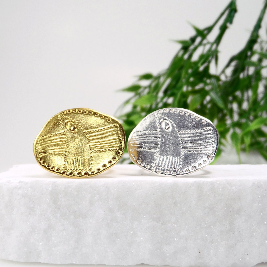 Sterling Silver Bird Ring Ethnic Statement Ring Nature Theme Ring Bird ...