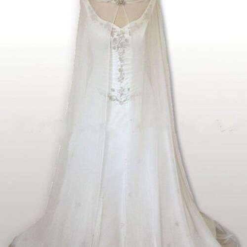 Satin Wedding Cloak Long Wedding Bridal Coat Cloak White/ivory - Etsy