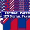 Football Papers Discount Super Bundle, Over 3,500 Printable Digital ...