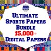 Football Papers Discount Super Bundle, Over 3,500 Printable Digital ...