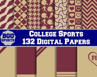 Digital Scrapbook Papers Garnet and Gold INSTANT DOWNLOAD - Etsy