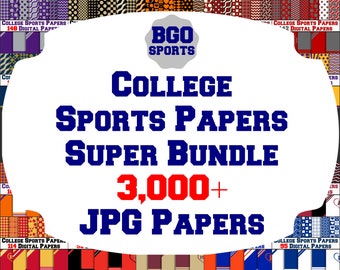 Football Papers Discount Super Bundle, Over 3,500 Printable Digital ...