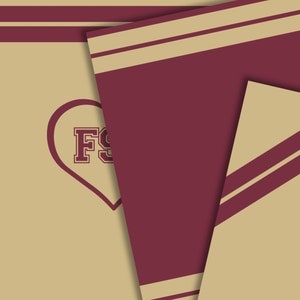 Garnet and Gold 132 Printable Digital Papers Pack, College Football ...