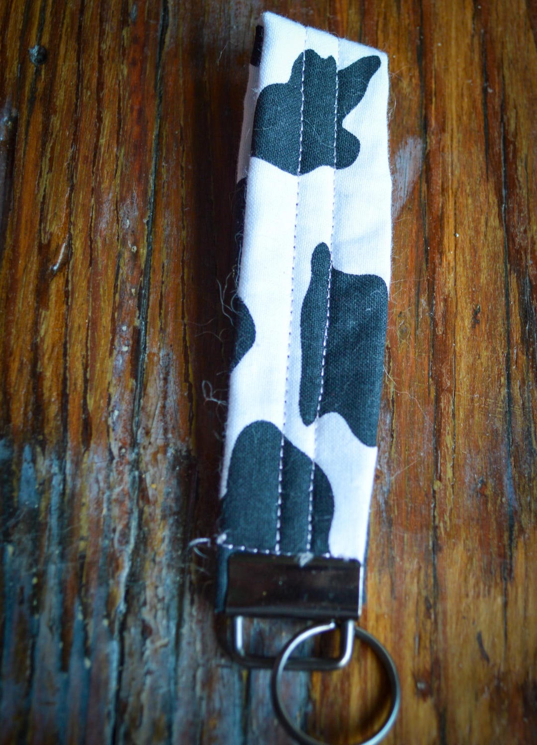 Udderly Stylish Cow Print Wristlet - Fun & Funky Keychain for ...