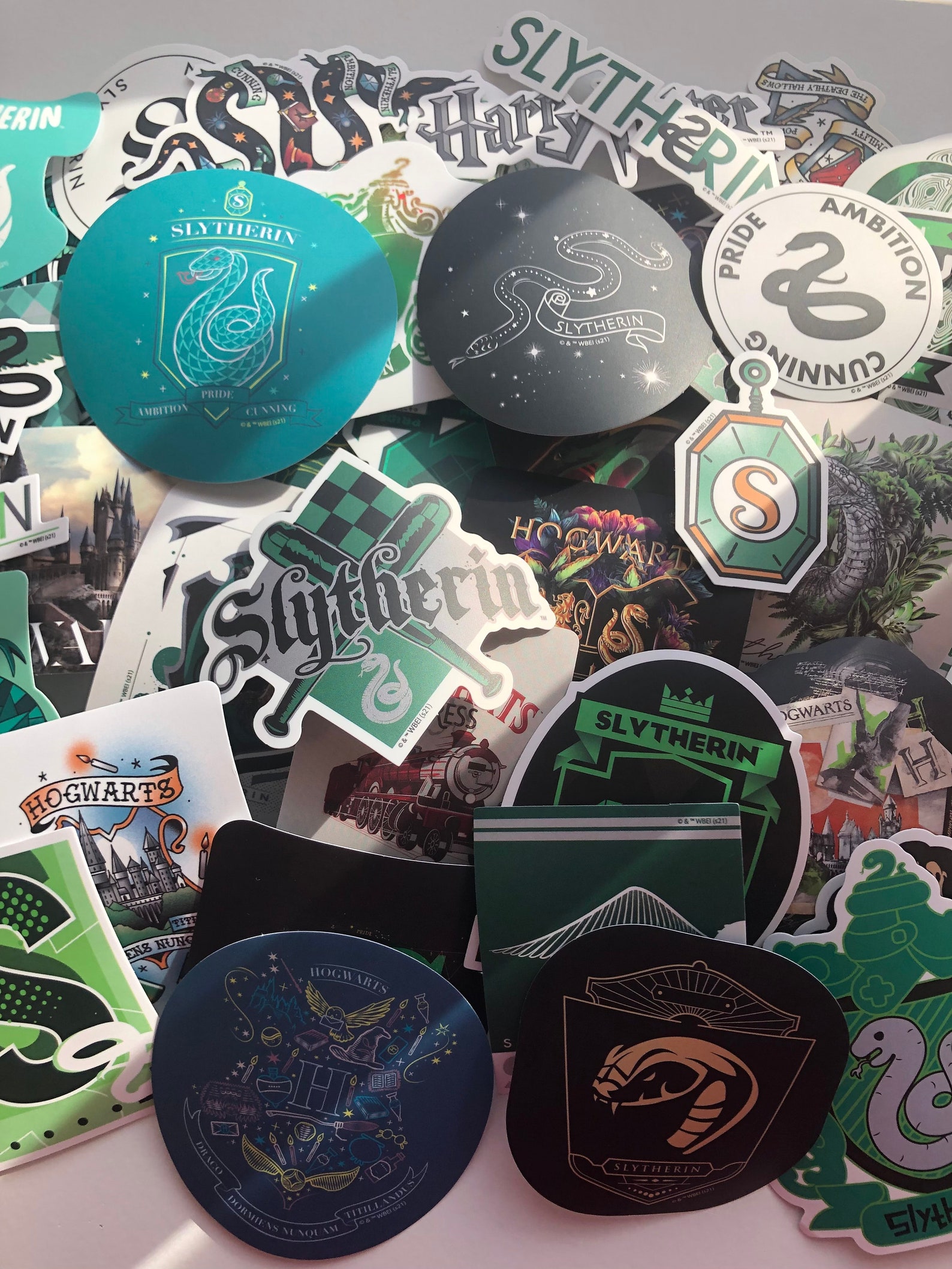 Wizard Sticker Set Set of 20 HP Wizardry House Stickers - Etsy