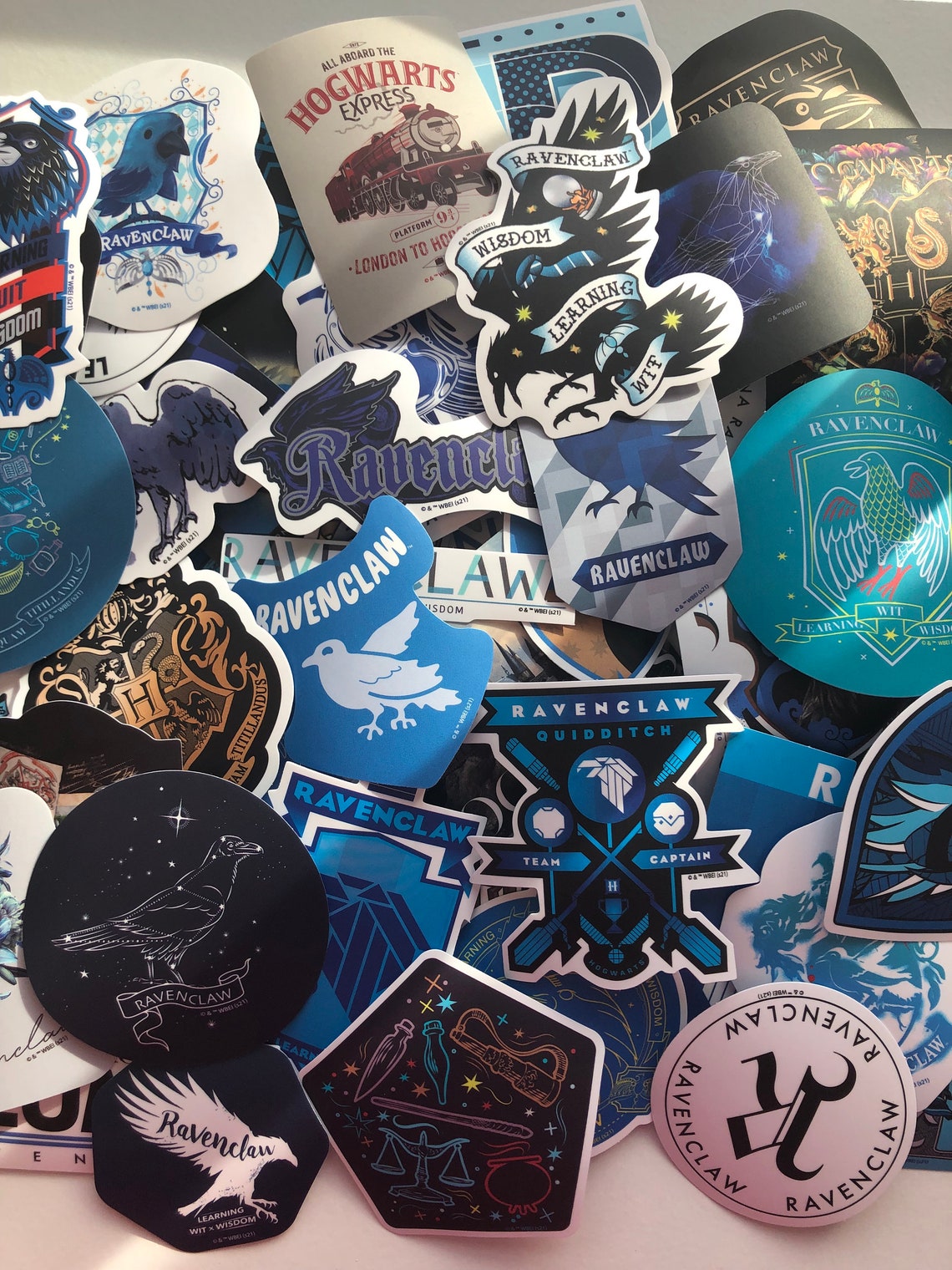 Wizard Sticker Set Set of 20 HP Wizardry House Stickers - Etsy