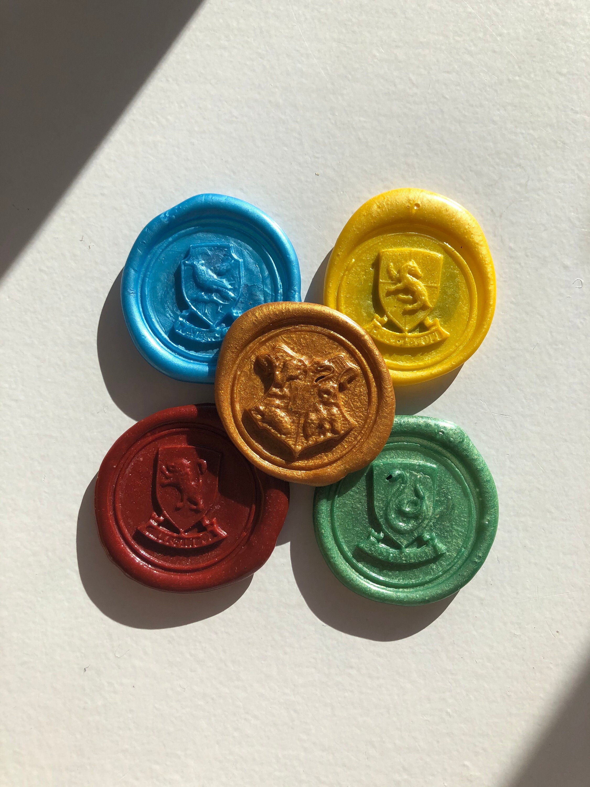 Wizard House Wax Seal Magnets School of Witchcraft and | Etsy