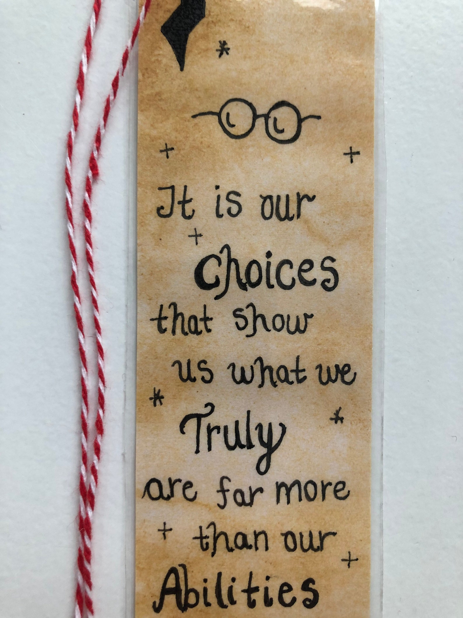Harry Potter bookmark Quote bookmark Harry Potter items and | Etsy
