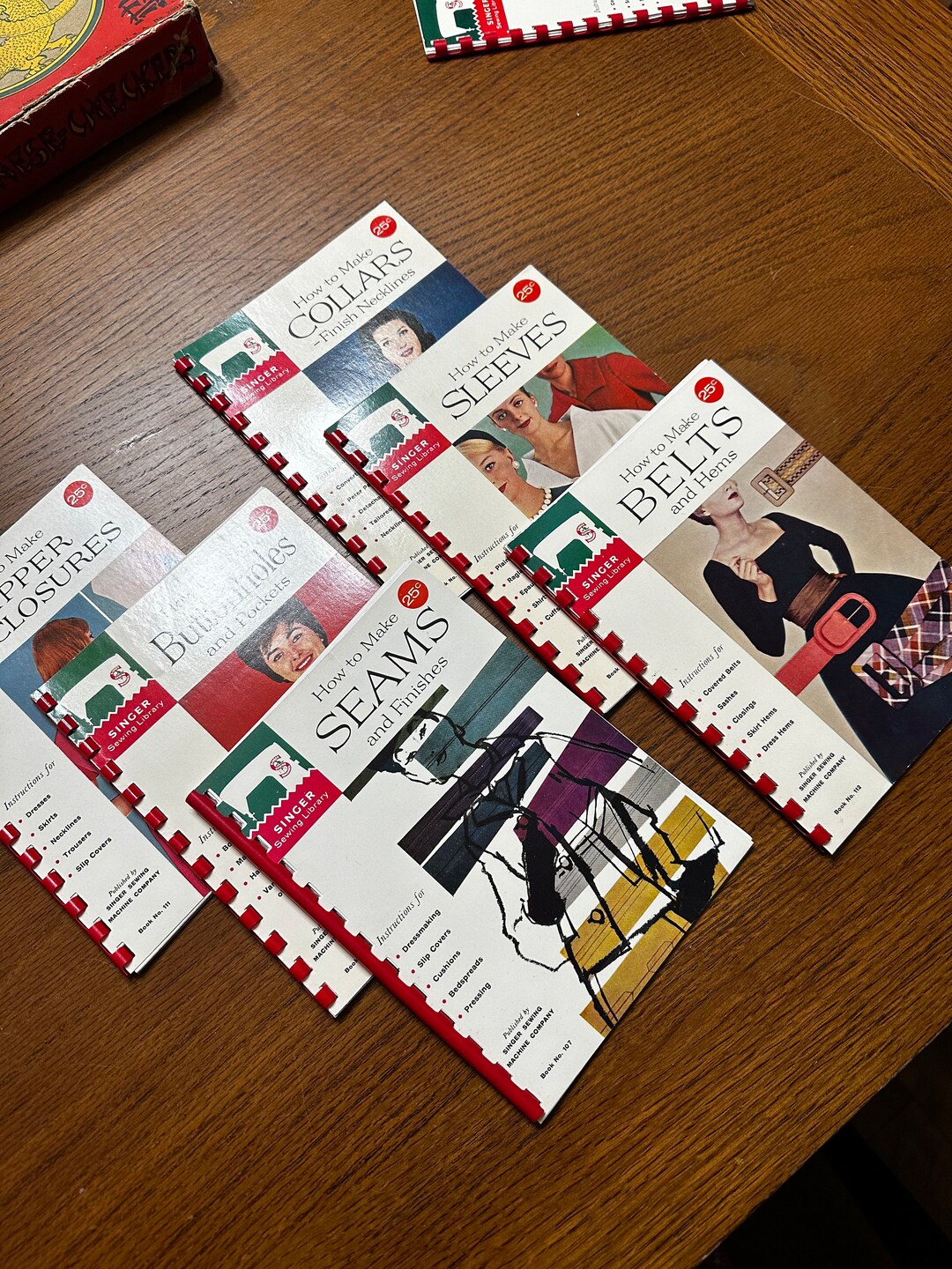 6 Vintage Singer Sewing Manual How to Make Spiral Bound Booklet 1960 ...