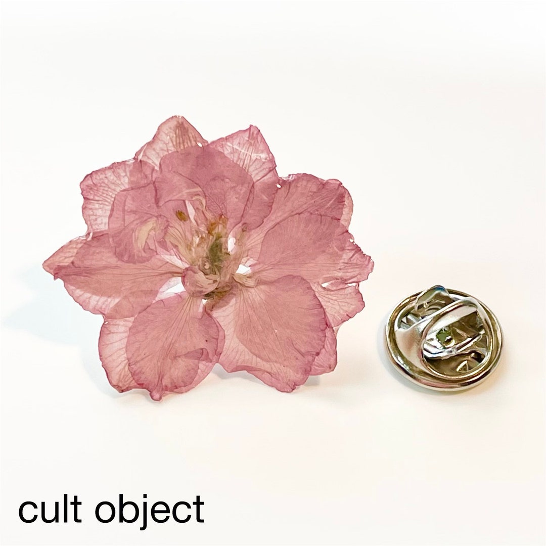 Real Dried Flower Pin Floral Pin Back Button Pin Badge Spring Handmade ...