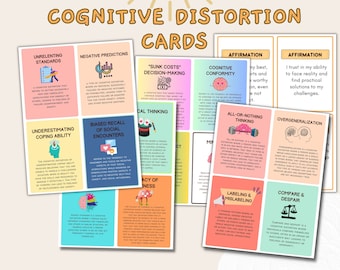 Cognitive Distortions (PDF) - Etsy