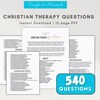 Christian Therapy Cheat Sheet Faith-based Counseling Guide Biblical ...
