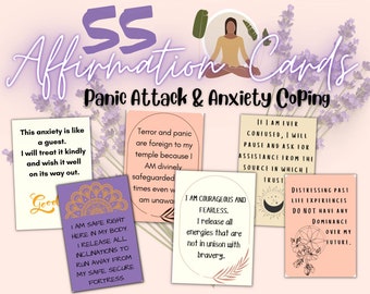 Panic Coping Cards - Etsy