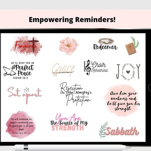 Religious Digital Devotional Stickers, Faith Bible Verse, Scripture ...