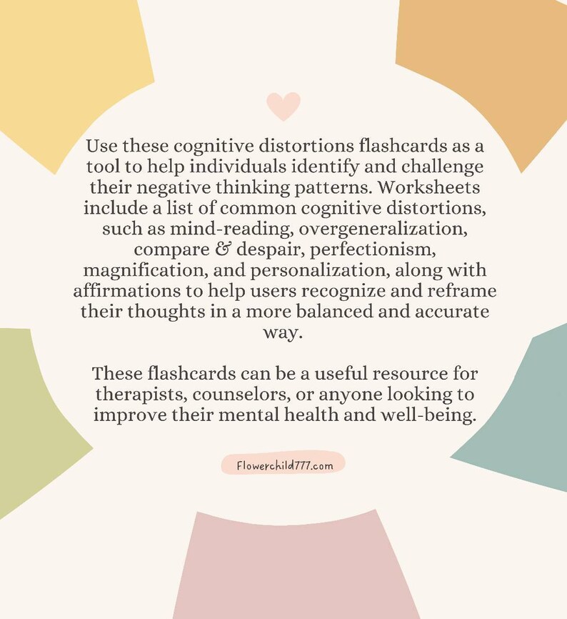 Cognitive Distortions Flashcards, Cognitive Distortions Pdf Thinking ...