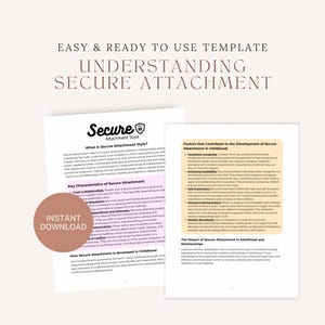 Attachment Style Quiz Pdf, Attachment Style Questionnaire Attachment ...