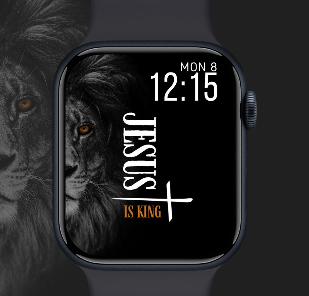 Christian Apple Watch Face Wallpaper, Digital Watch Face, Faith Png ...