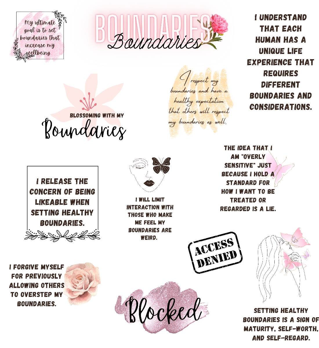 Daily Affirmation Stickers Quotes Stickers Self Care - Etsy