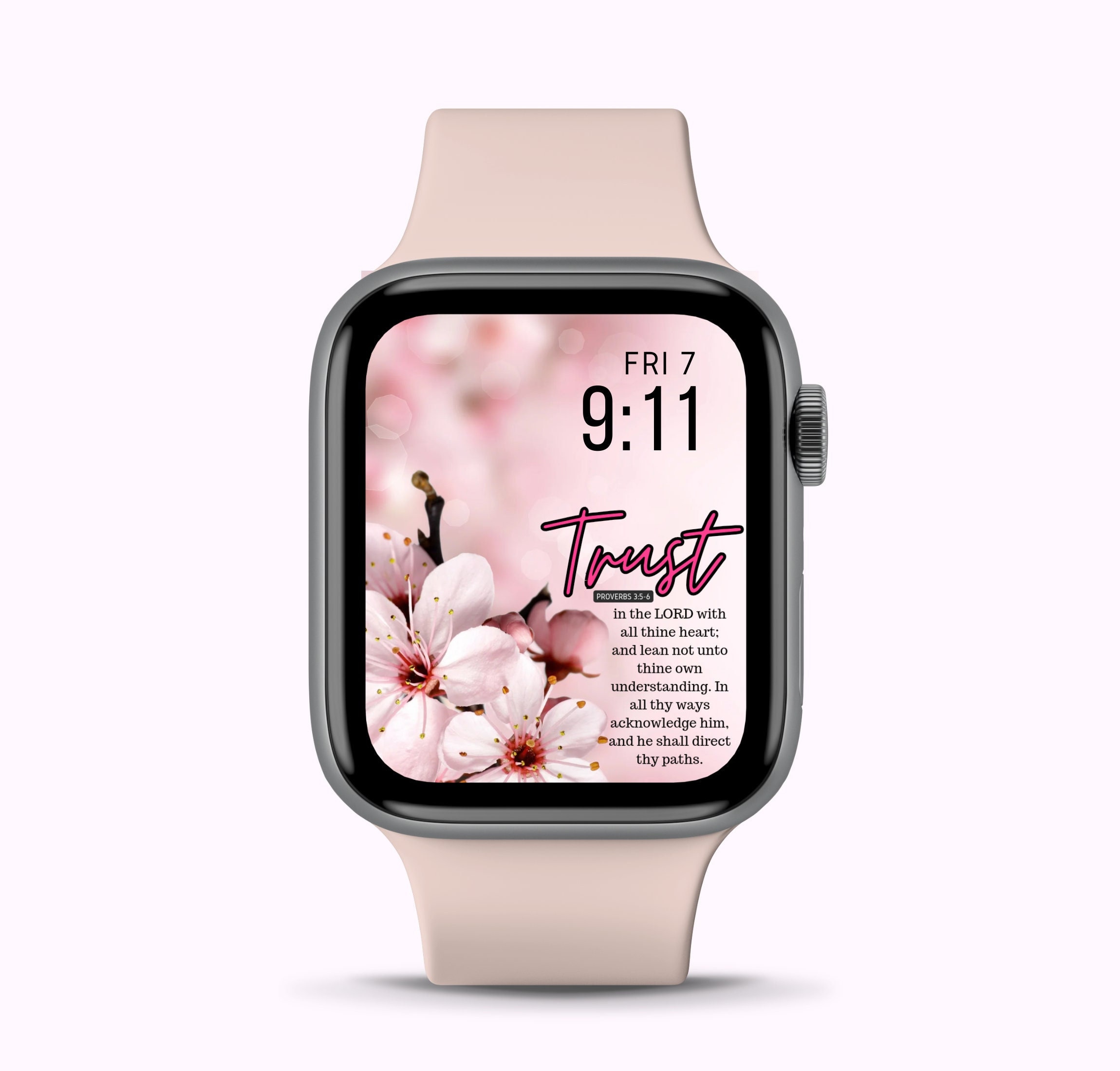 Christian Apple Watch Face Wallpaper Digital Watch Face - Etsy