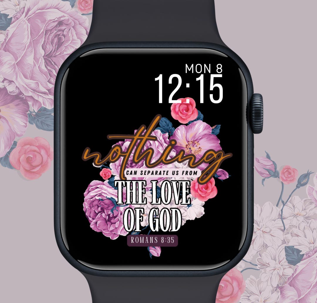 Christian Apple Watch Face Wallpaper, Digital Watch Face, Faith Png ...
