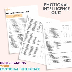 Emotional Intelligence Test, Self Awareness, Emotional Intelligence ...