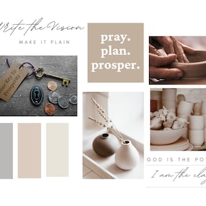 Printable Vision Board Quotes Christian Bible Verse Vision Board ...