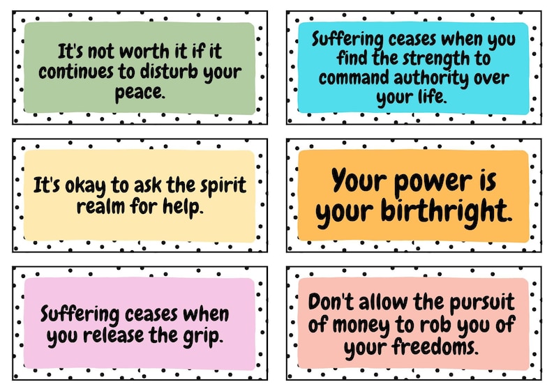 Printable Notes of Encouragement, Affirmation Notes, Inspirational ...