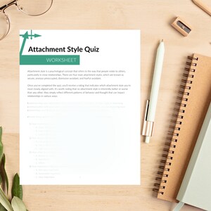 Attachment Style Quiz Pdf, Attachment Style Questionnaire Attachment ...