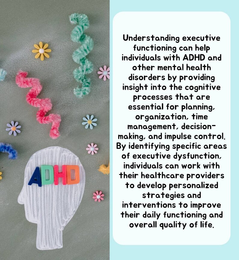 Executive Function Strategies for Adults Pdf, ADHD Therapy Affirmation ...
