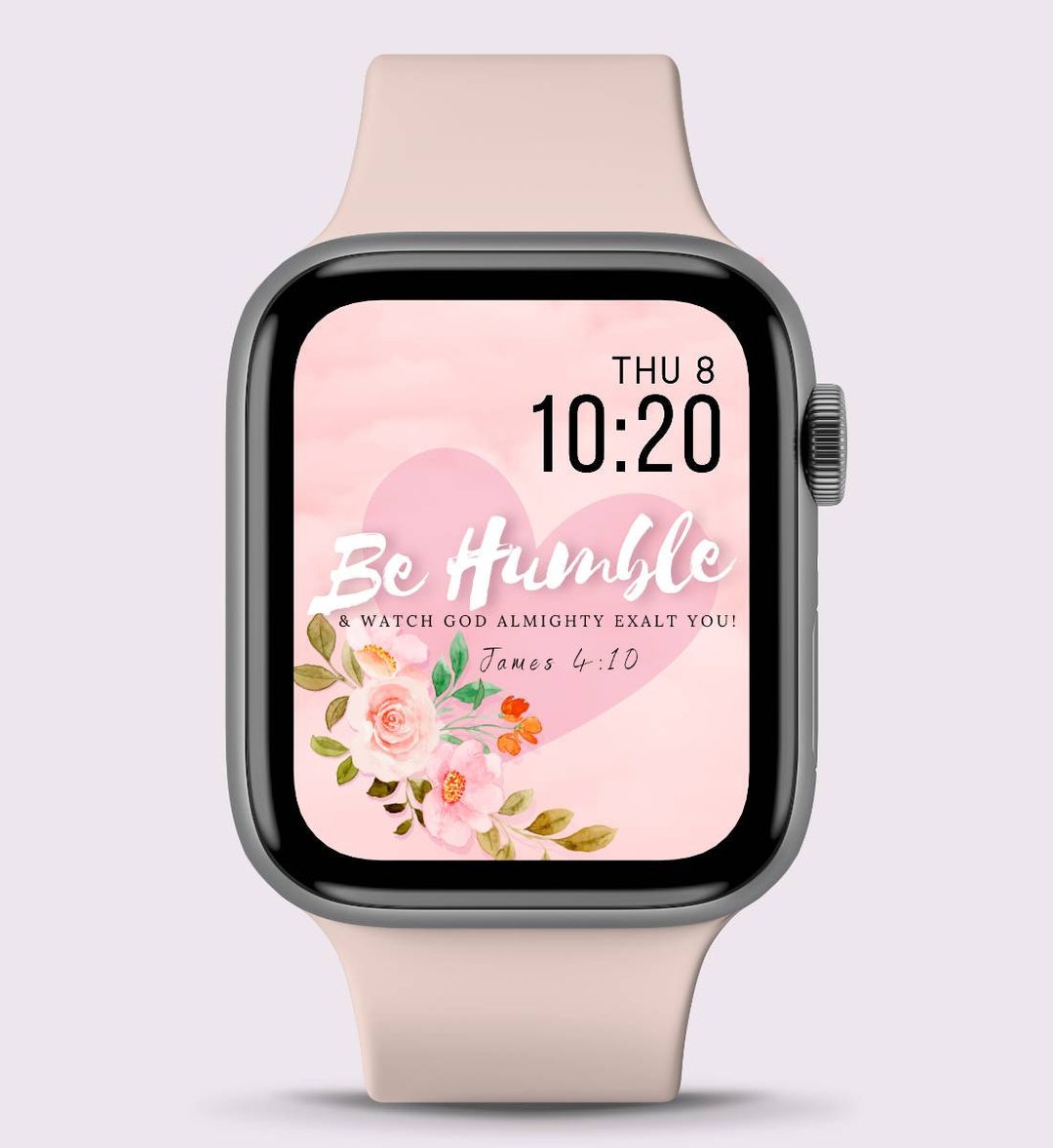 Christian Apple Watch Scripture Wallpaper, Digital Watch Face ...