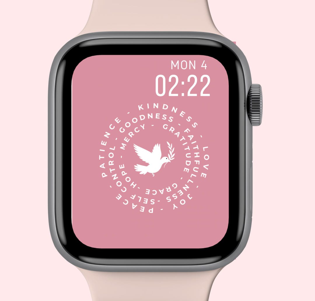 Christian Apple Watch Face Wallpaper, Digital Watch Face, Faith Png ...